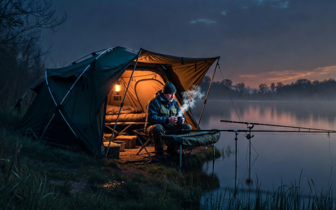 How to Set Up a Carp Fishing Bivvy and Make Your Swim Comfortable ...
